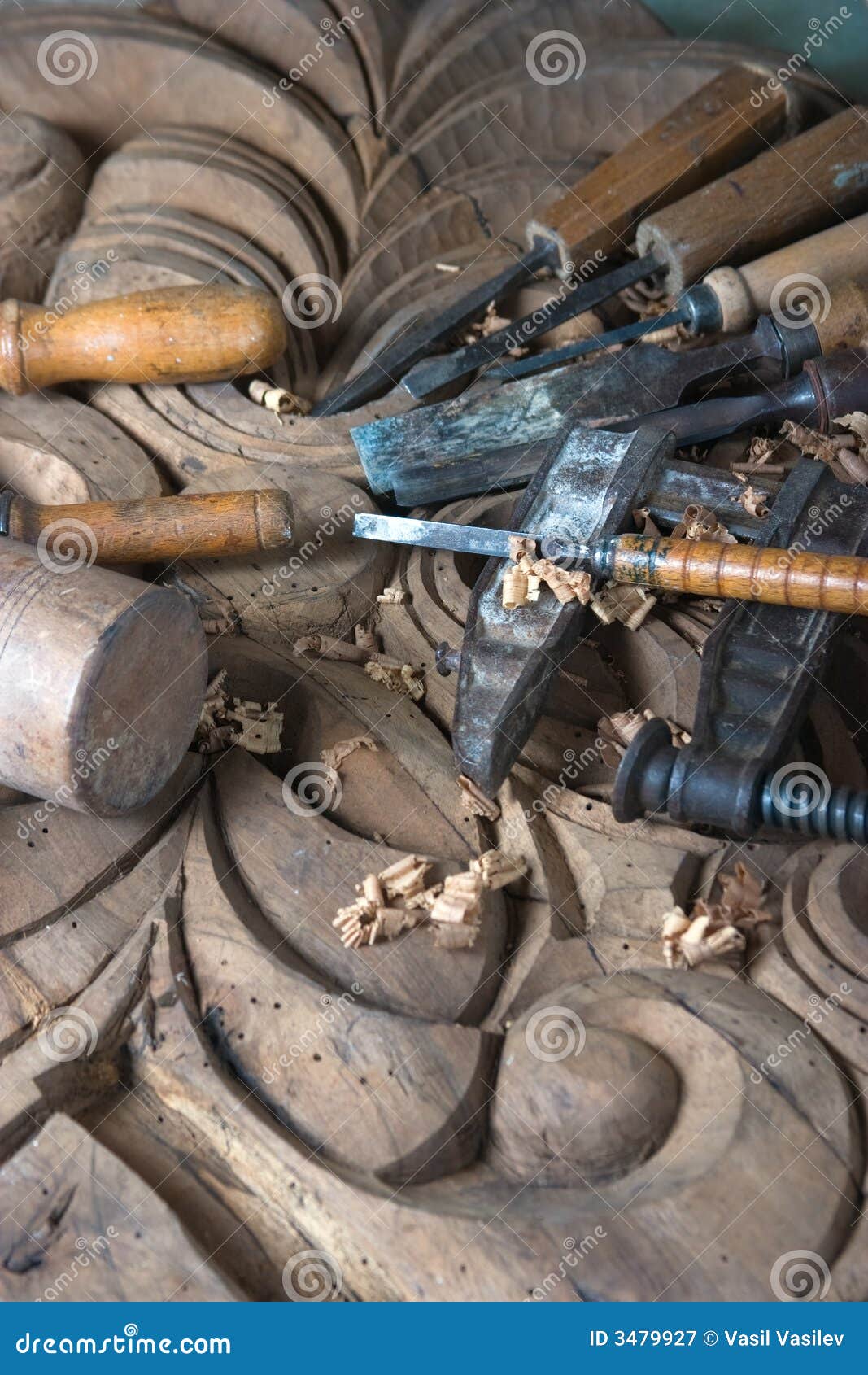 Carpenter s instruments stock image. Image of room, carpenter - 3479927