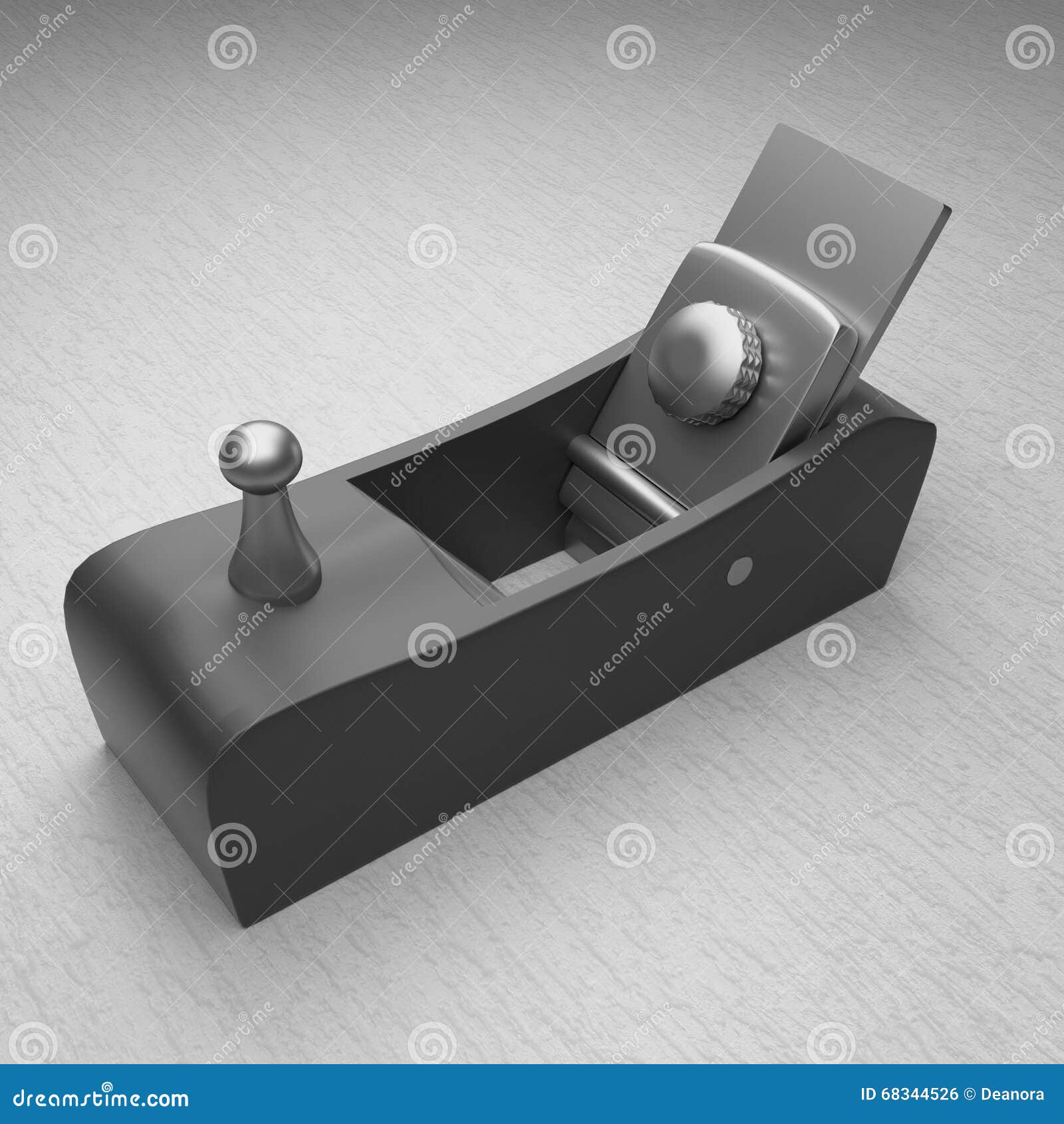 Carpenter S Plane with Cutting Blade Stock Illustration - Illustration ...