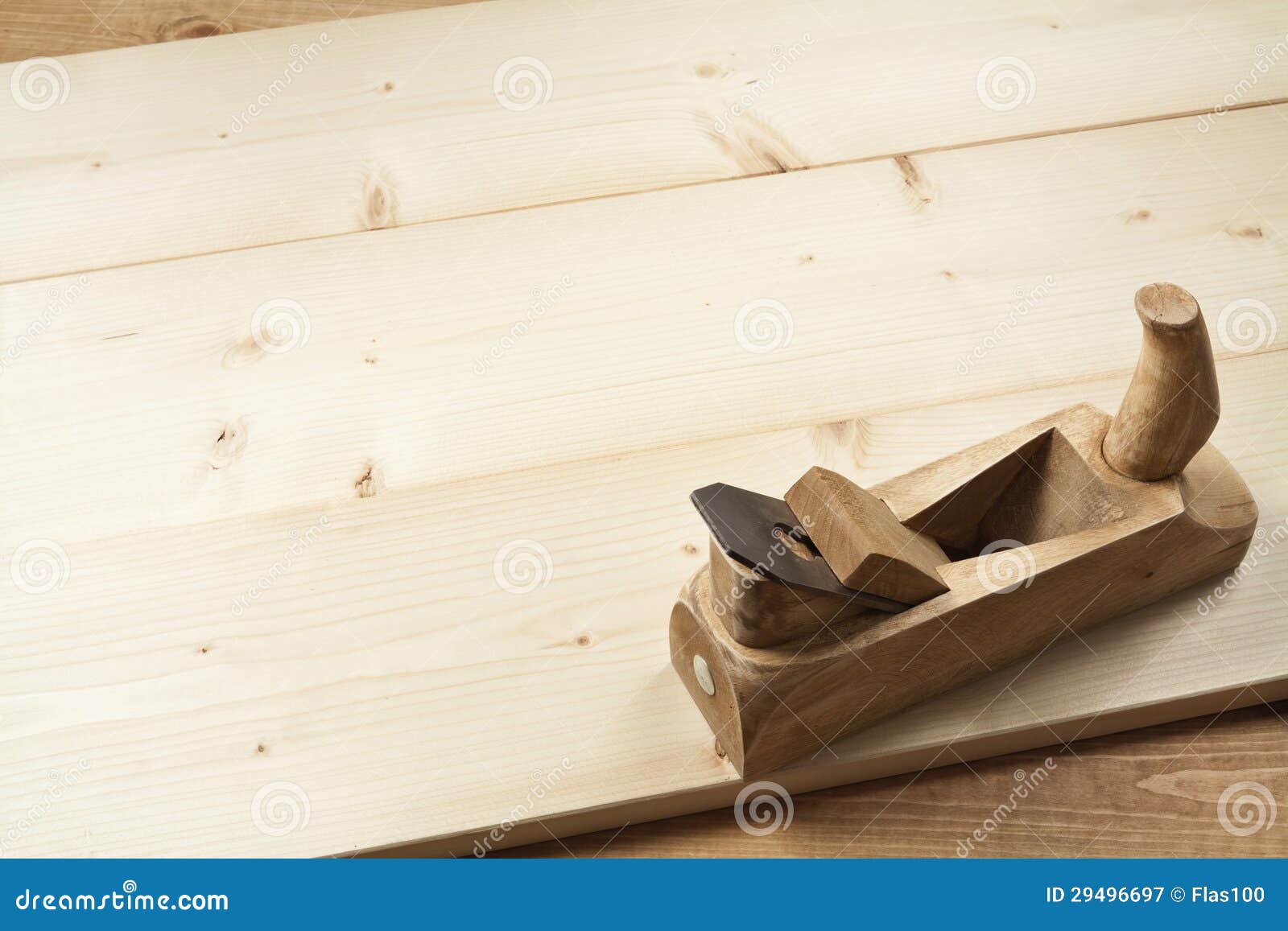 Carpenter S Plane on a Planks Stock Image - Image of equipment ...