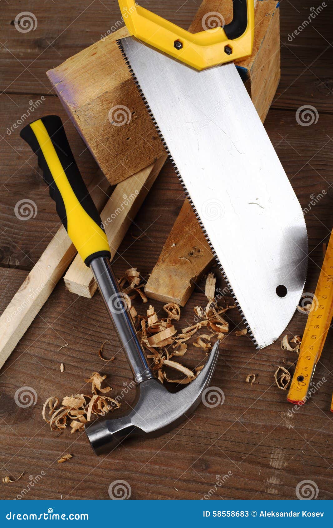 Carpenter s tools stock image. Image of industry, measure - 58558683