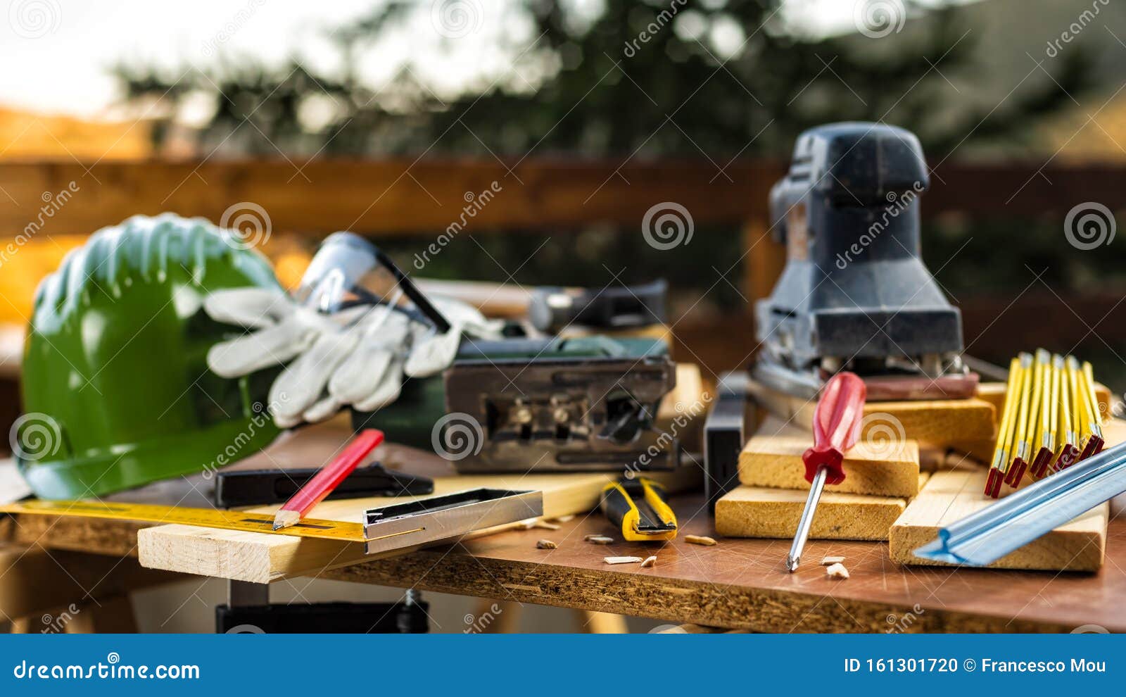 Carpenter`s Work Tools. Carpentry Stock Photo - Image of dwelling ...