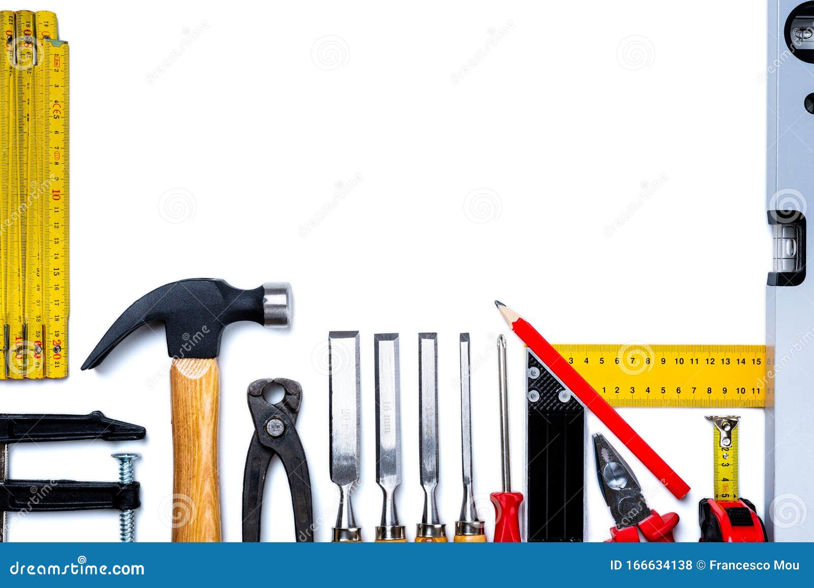Carpenter`s Work Tools. Carpentry Stock Photo - Image of hammer, house ...