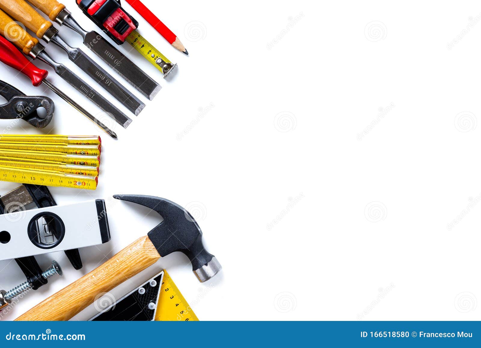 Carpenter`s Work Tools. Carpentry Stock Photo - Image of construction ...