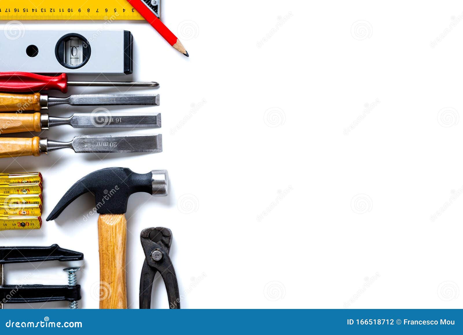 Carpenter`s Work Tools. Carpentry Stock Photo - Image of screwdriver ...