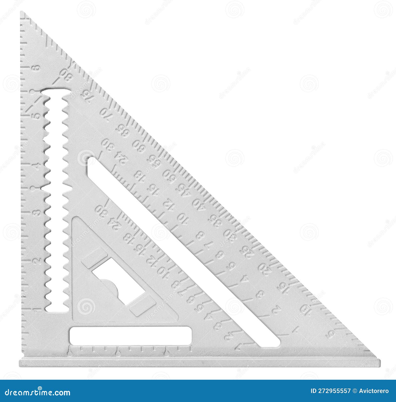 Carpenter Square Isolated on a White Background Stock Image - Image of ...