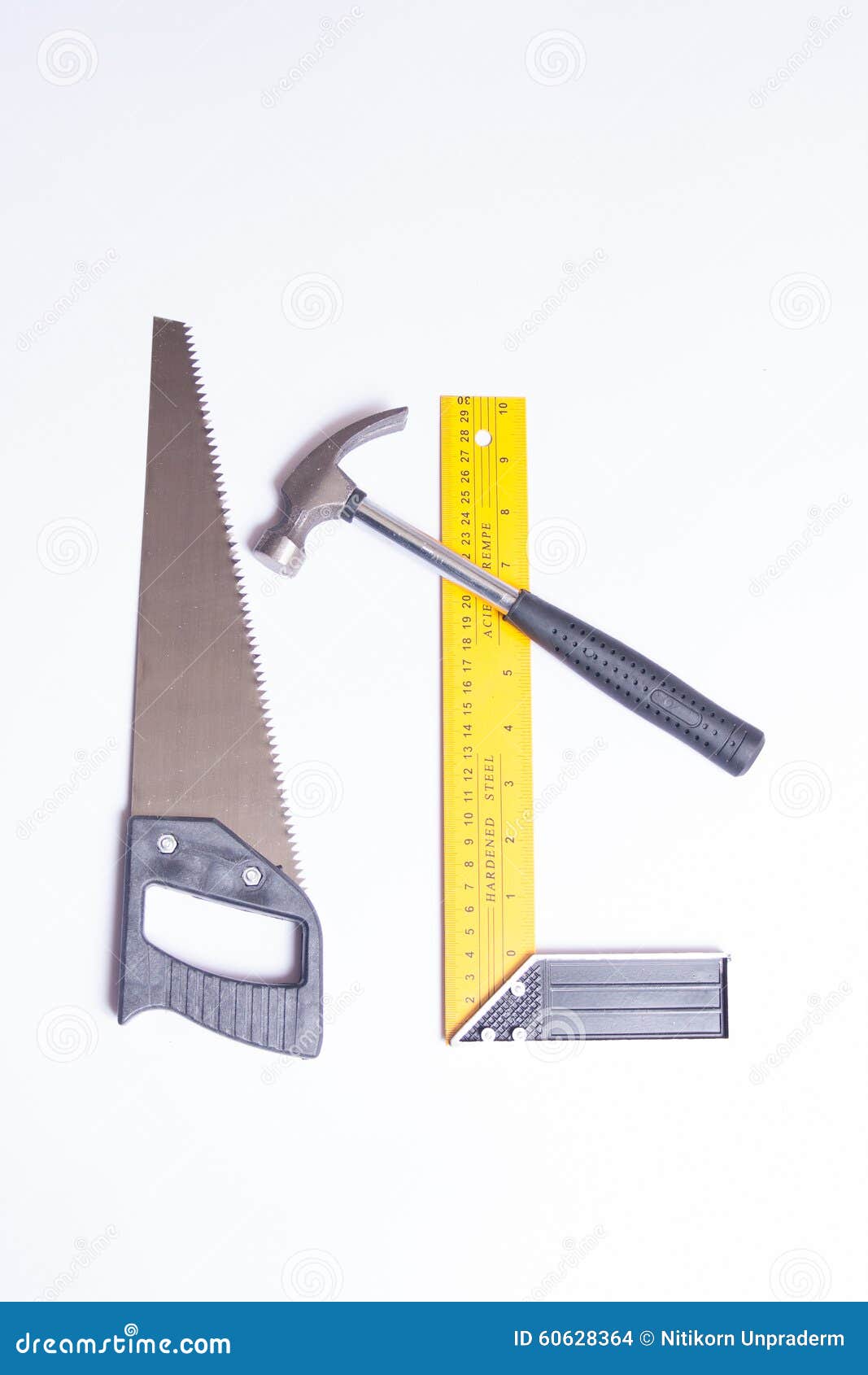 Carpenter tools set stock photo. Image of build, hardware - 60628364