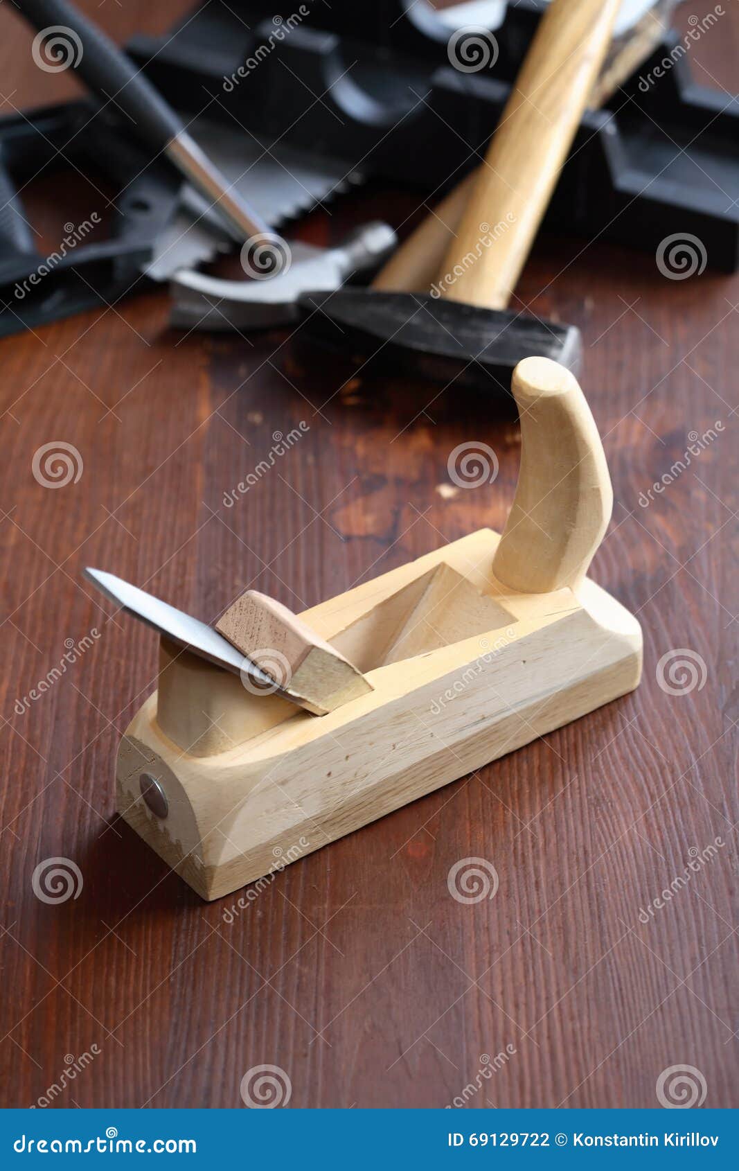 Carpenter Tools Set stock photo. Image of woodworker - 69129722