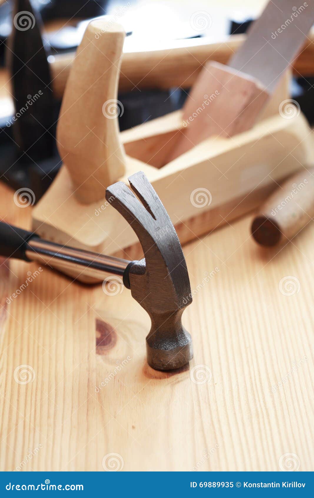 Carpenter Tools Set stock image. Image of equipment, workshop - 69889935