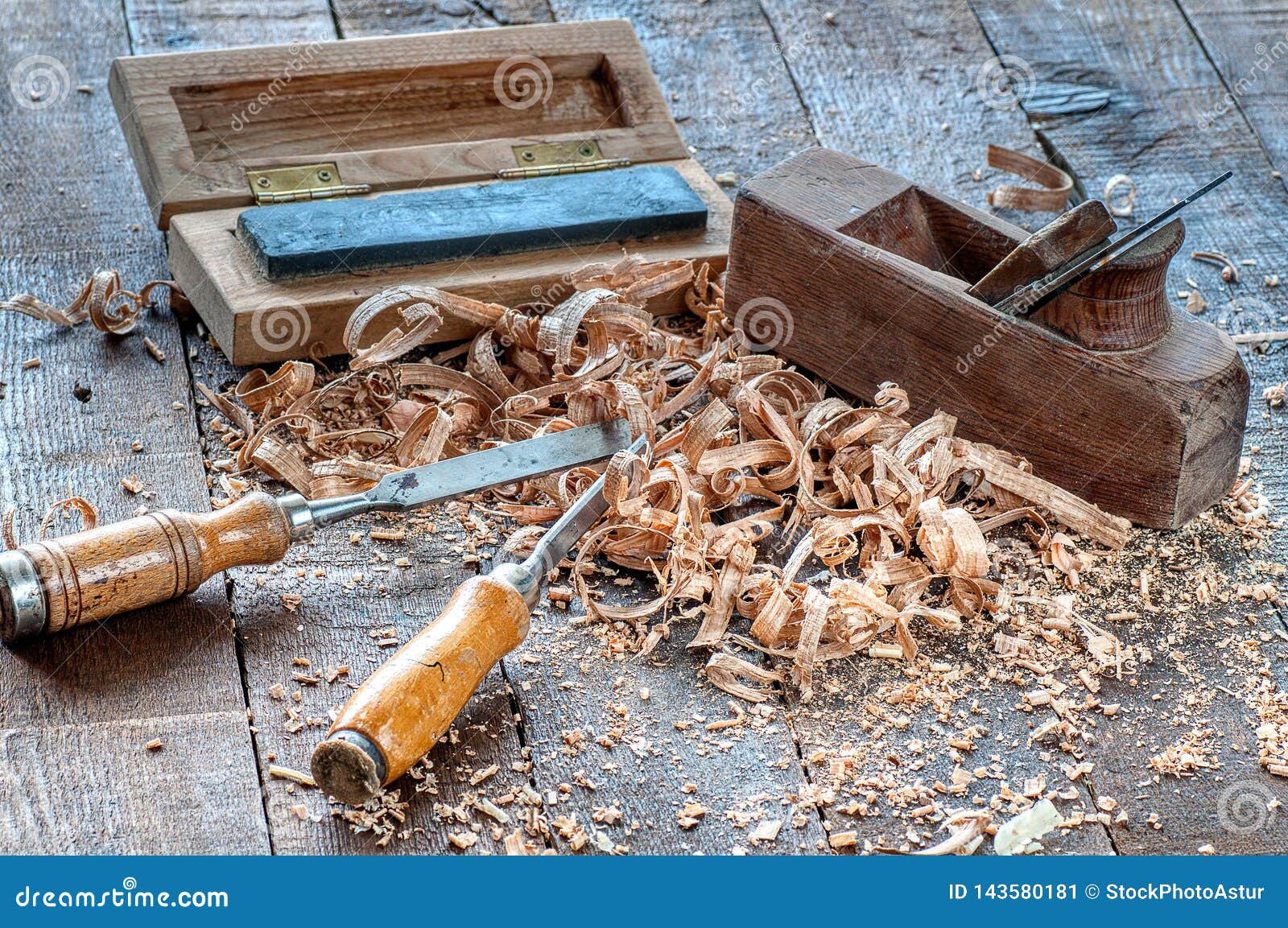 Old Carpenter tools stock image. Image of woodworking - 143580181