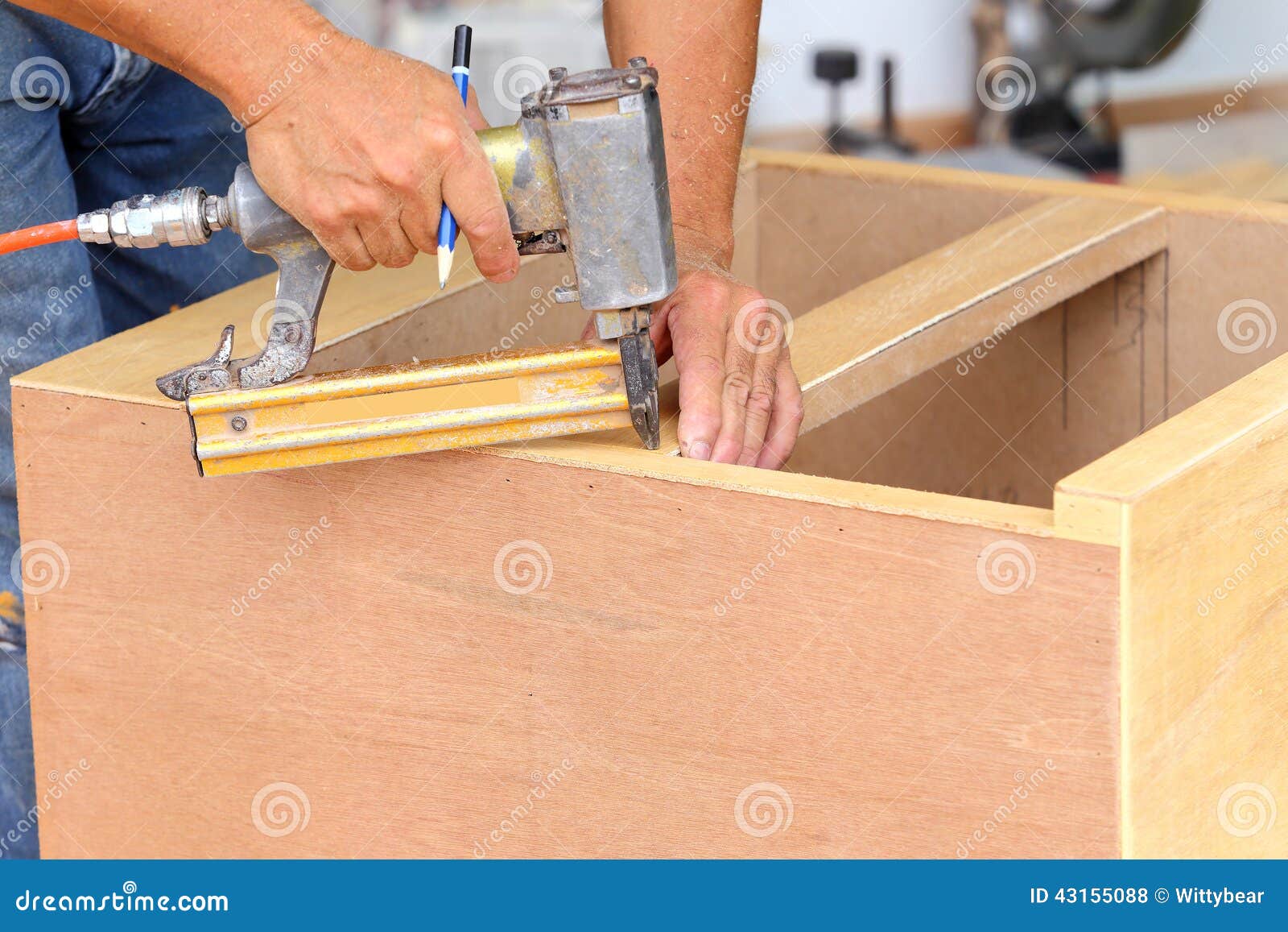 Carpenter Used Air-gun for Make New Furniture Stock Photo - Image of ... Carpenter Used Air-gun for Make New Furniture Stock Photo - Image of ...