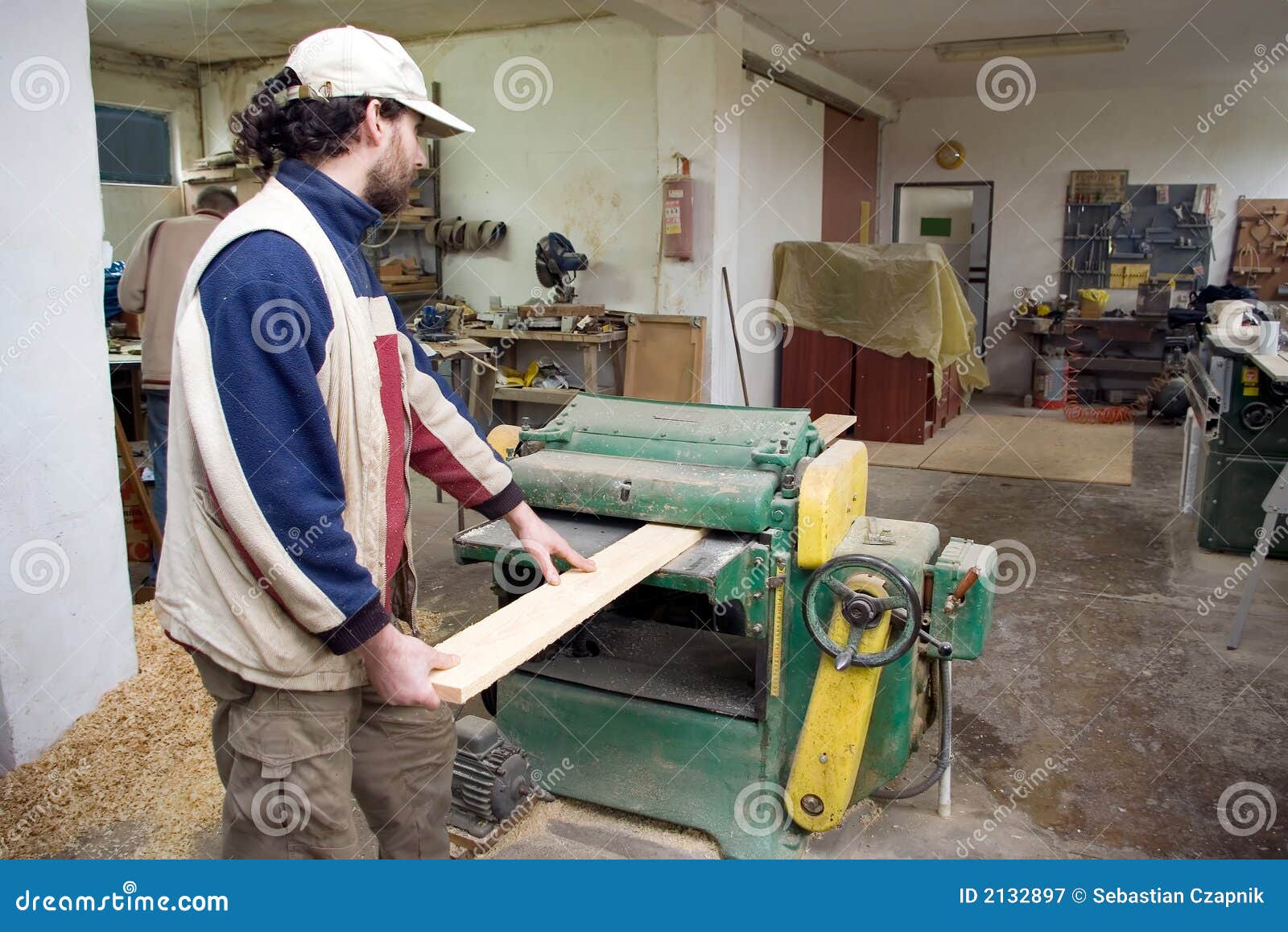 Carpenter at work. stock image. Image of texture, furniture - 2132897
