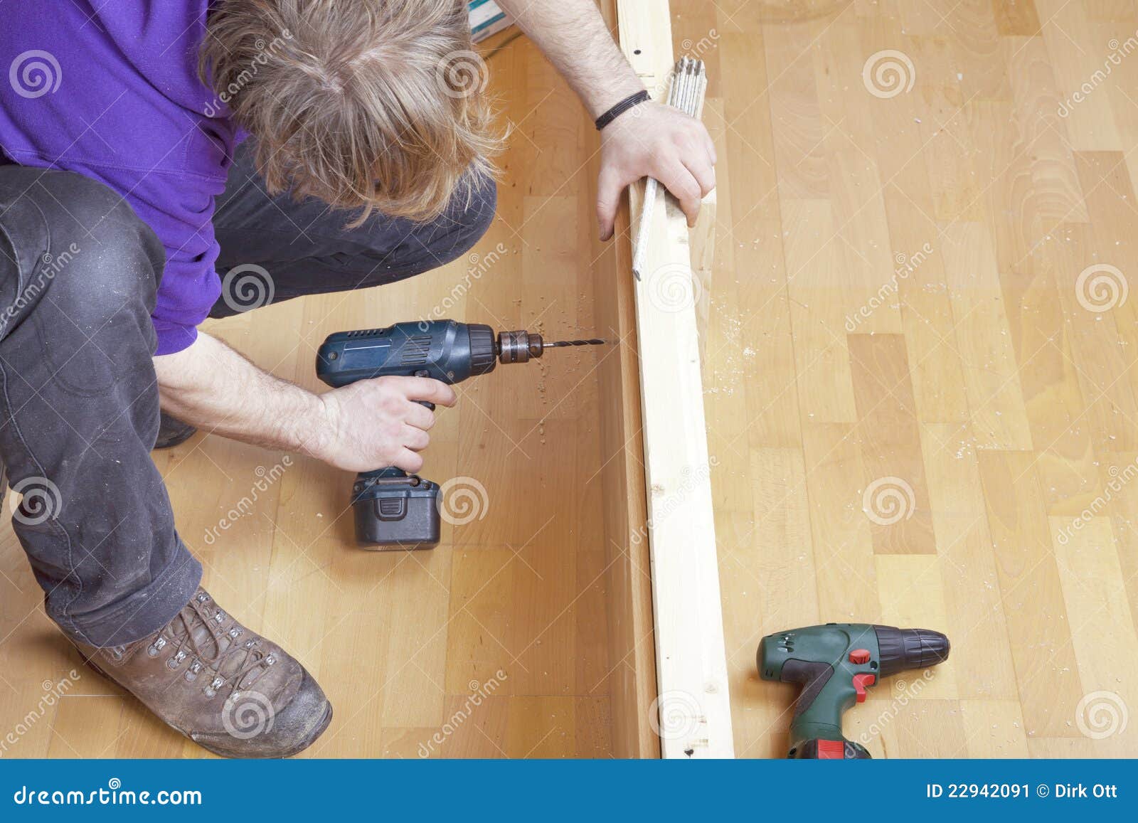 Carpenter at work stock image. Image of construct, home - 22942091