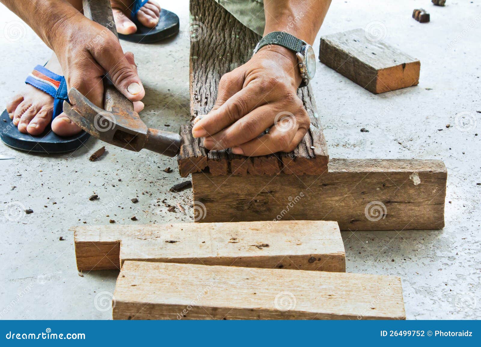 A carpenter at work. stock photo. Image of playful, board - 26499752