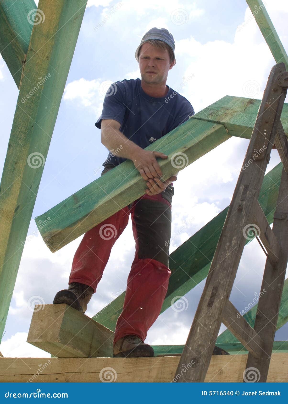 Carpenter by the work stock photo. Image of carpentry - 5716540