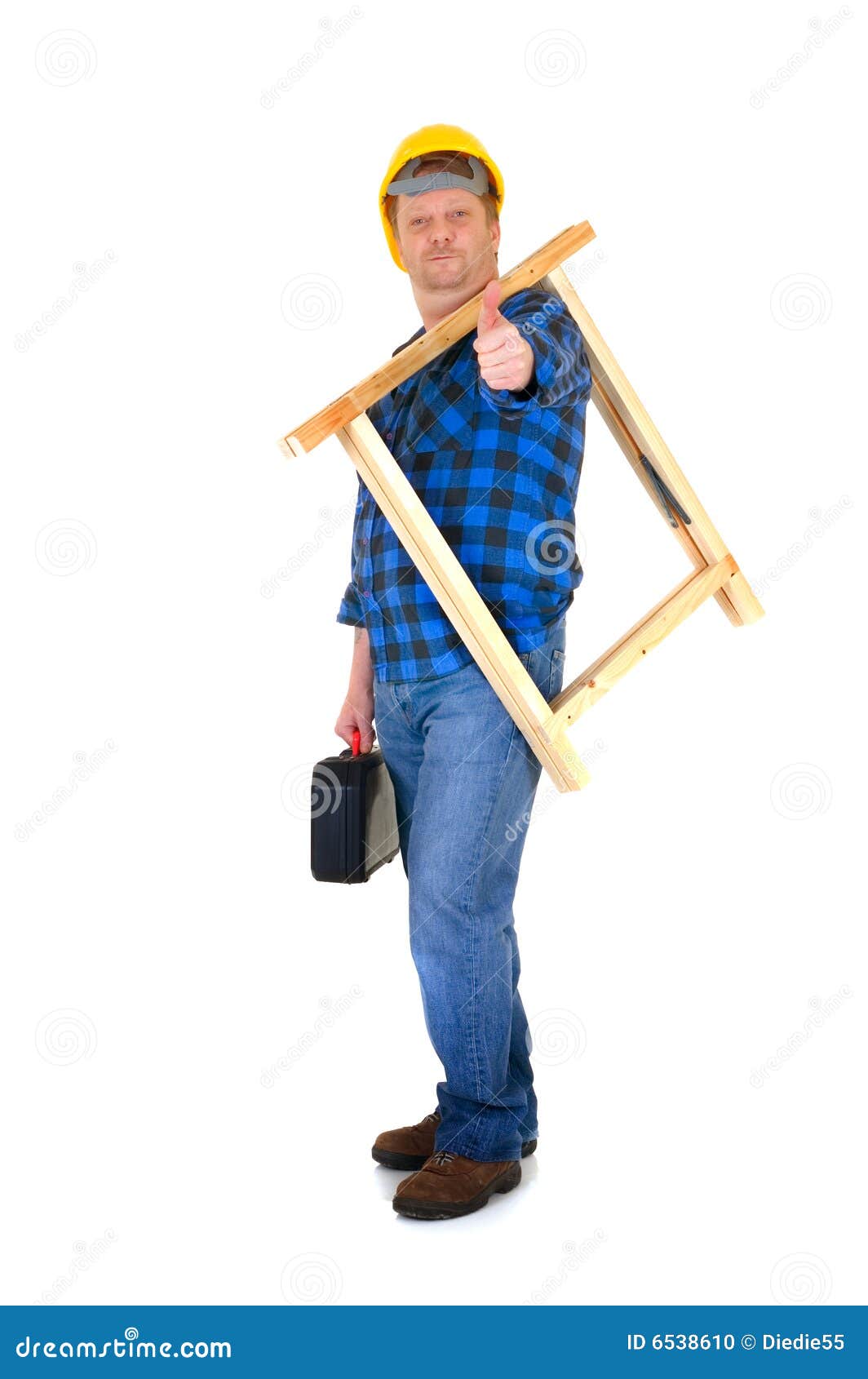 Carpenter At Work Stock Photo - Image: 6538610