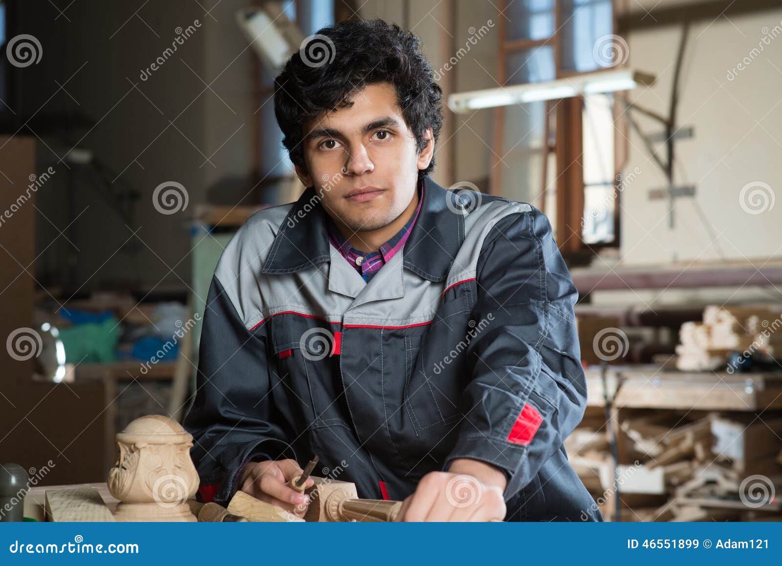 Carpenter at work stock image. Image of dust, home, hand - 46551899