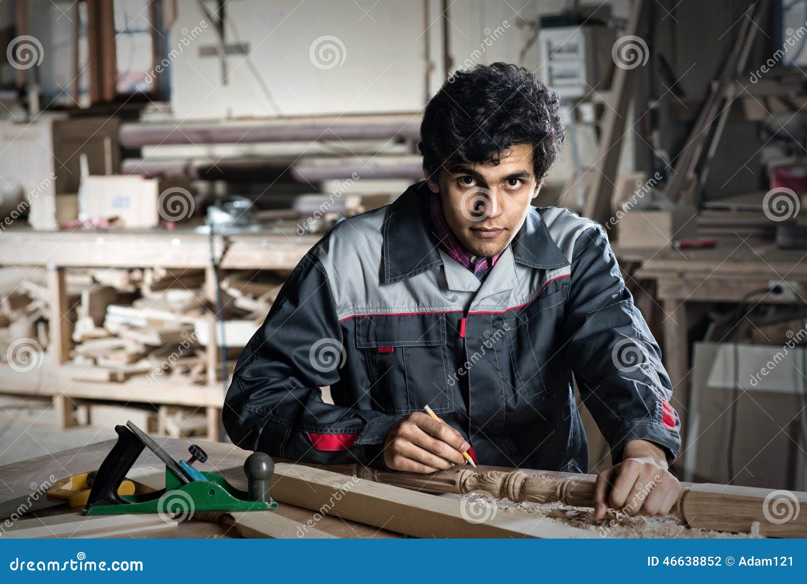 Carpenter at work stock photo. Image of italian, carpentry - 46638852
