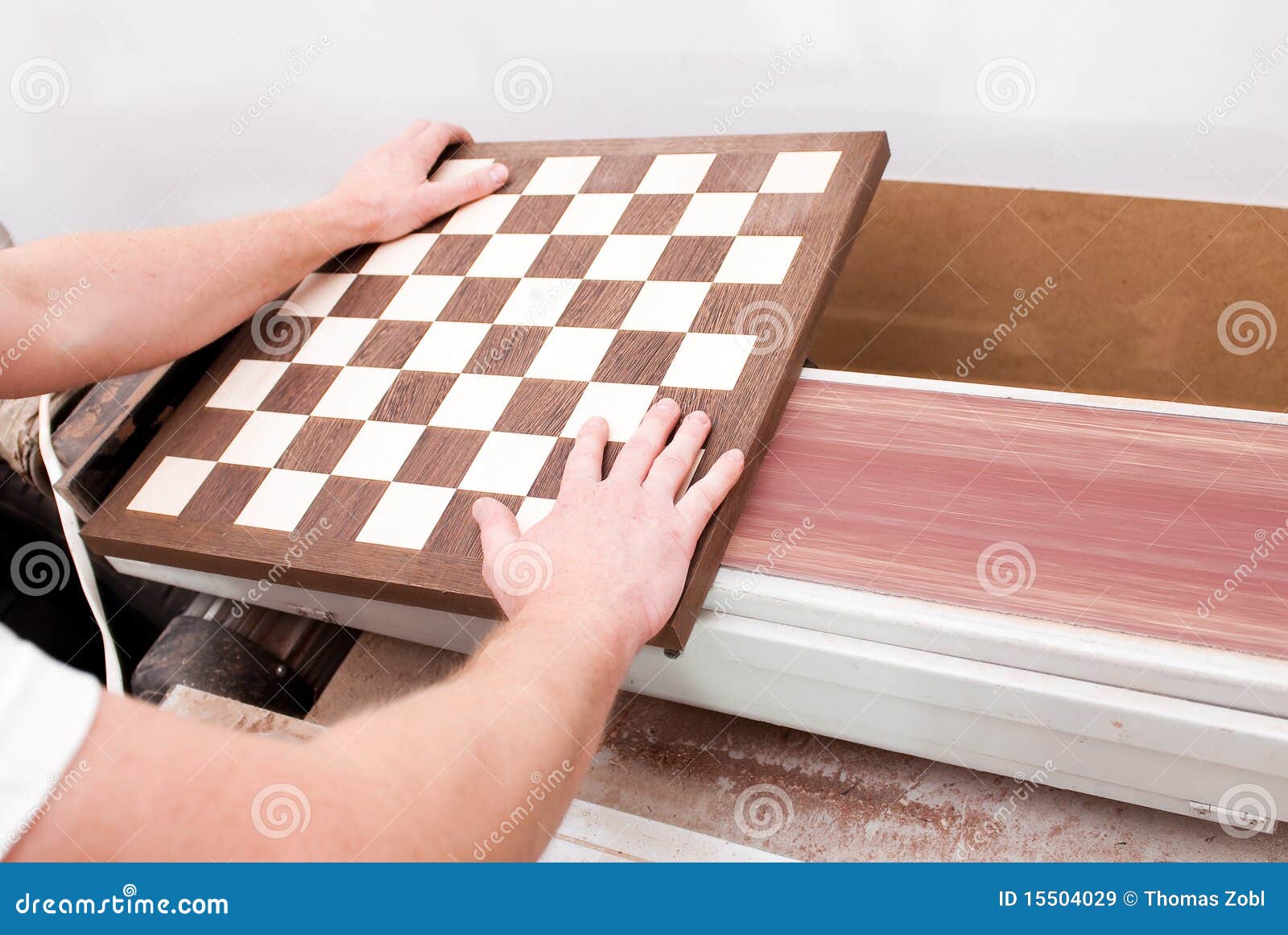 Carpenter Working on an Electric Buzz Stock Image - Image of person ...
