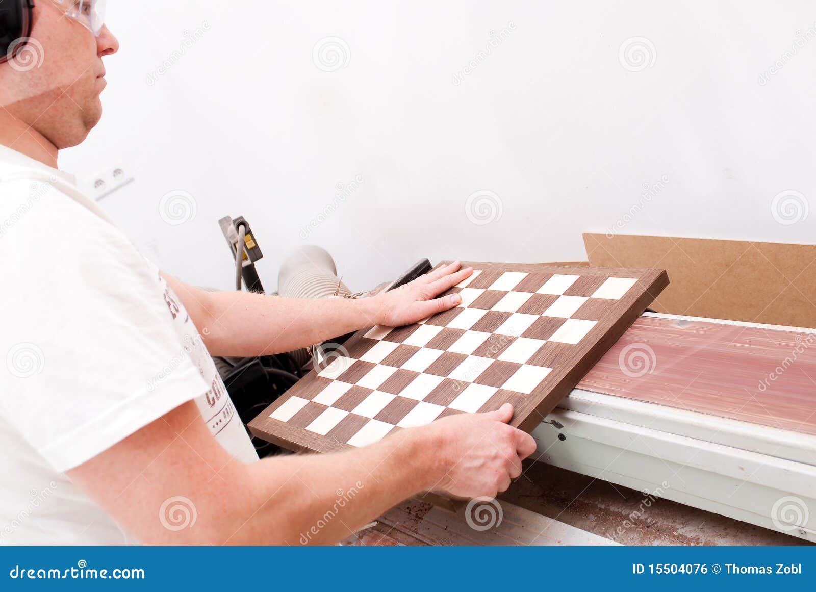 Carpenter Working on an Electric Buzz Stock Photo - Image of maker ...