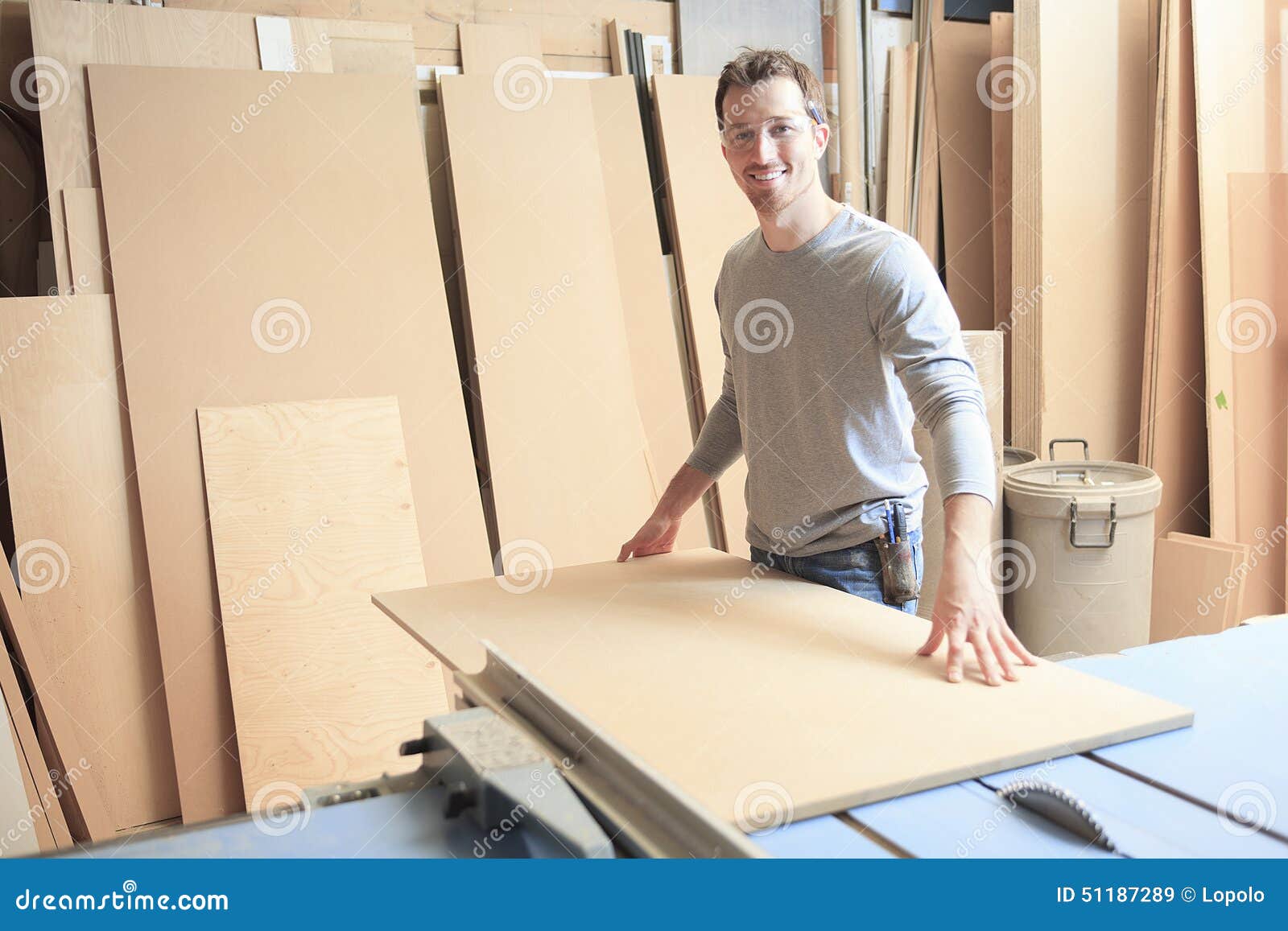 A Carpenter Working Hard at the Workshop Stock Image - Image of cropped ...