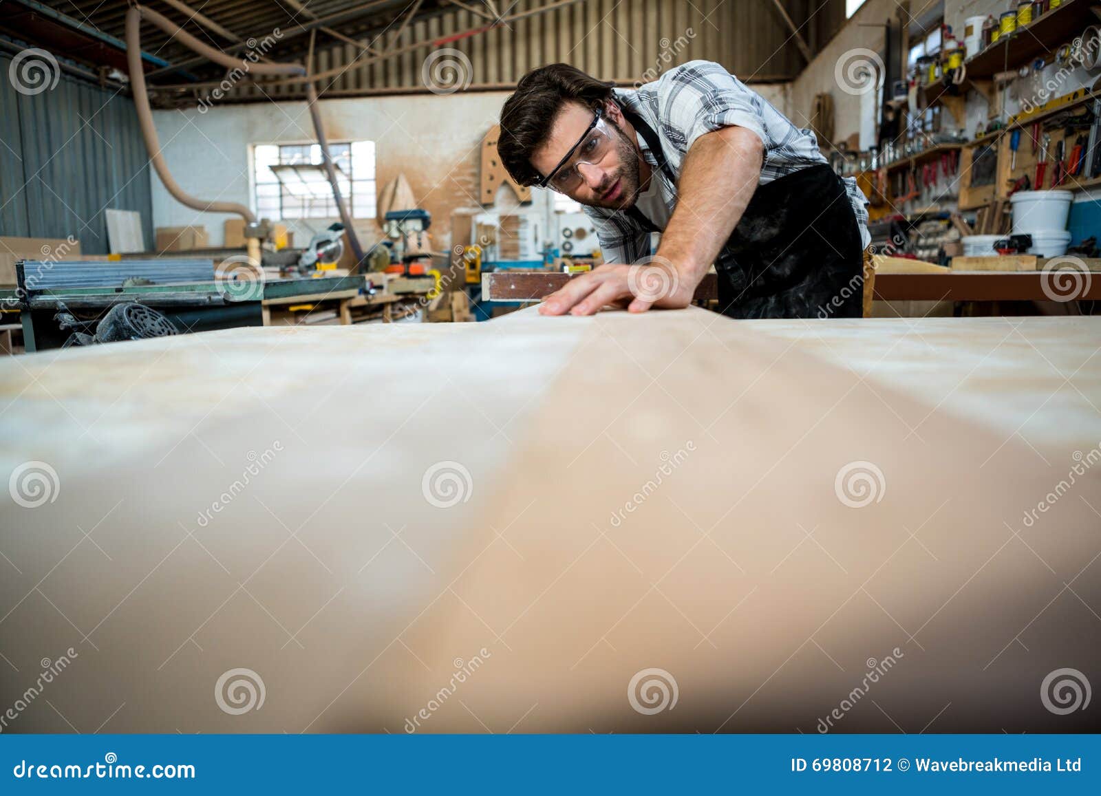 Carpenter Working on His Craft Stock Photo - Image of craftsmanship ...