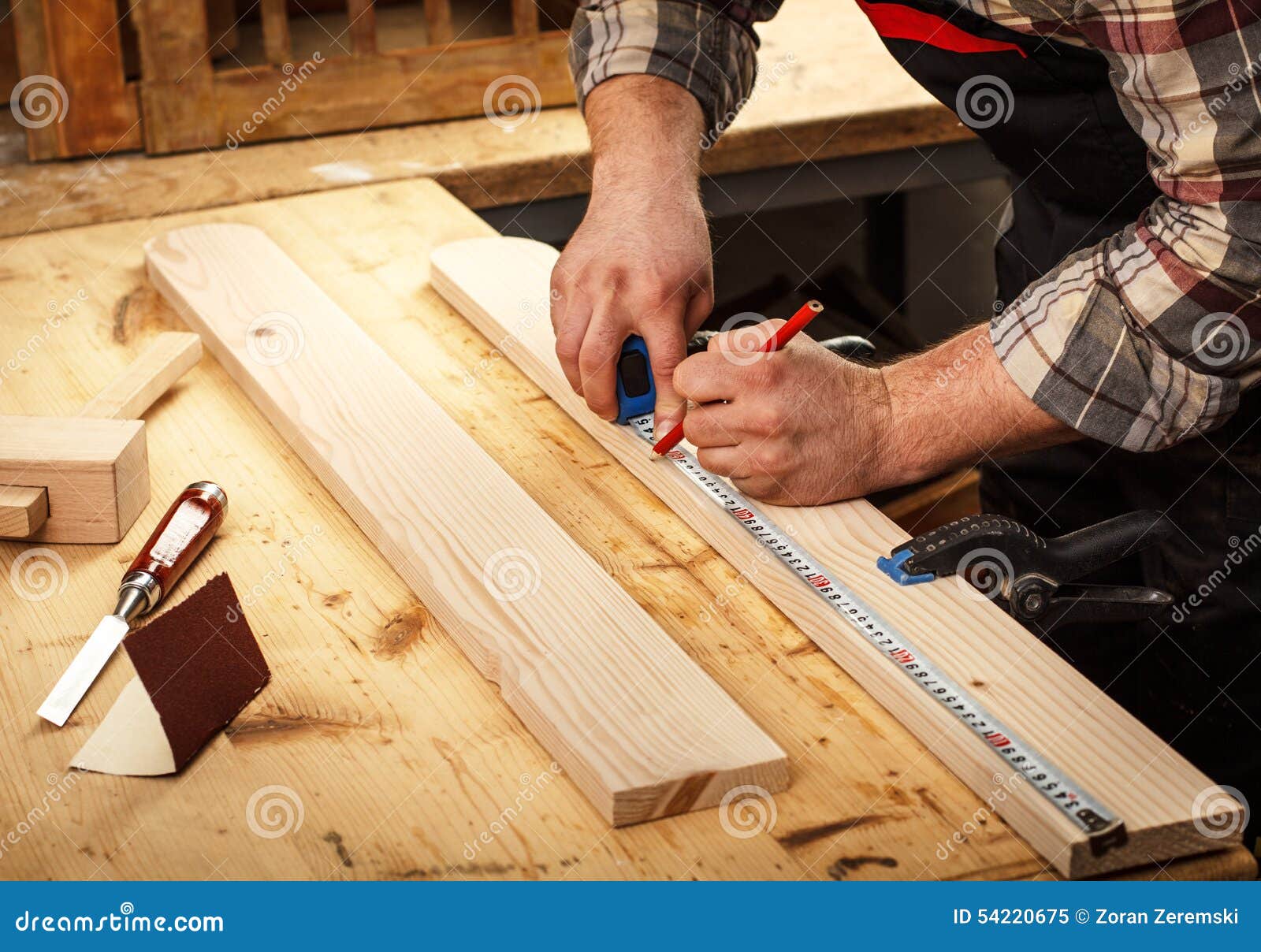 Carpenter working stock image. Image of craftsperson - 54220675