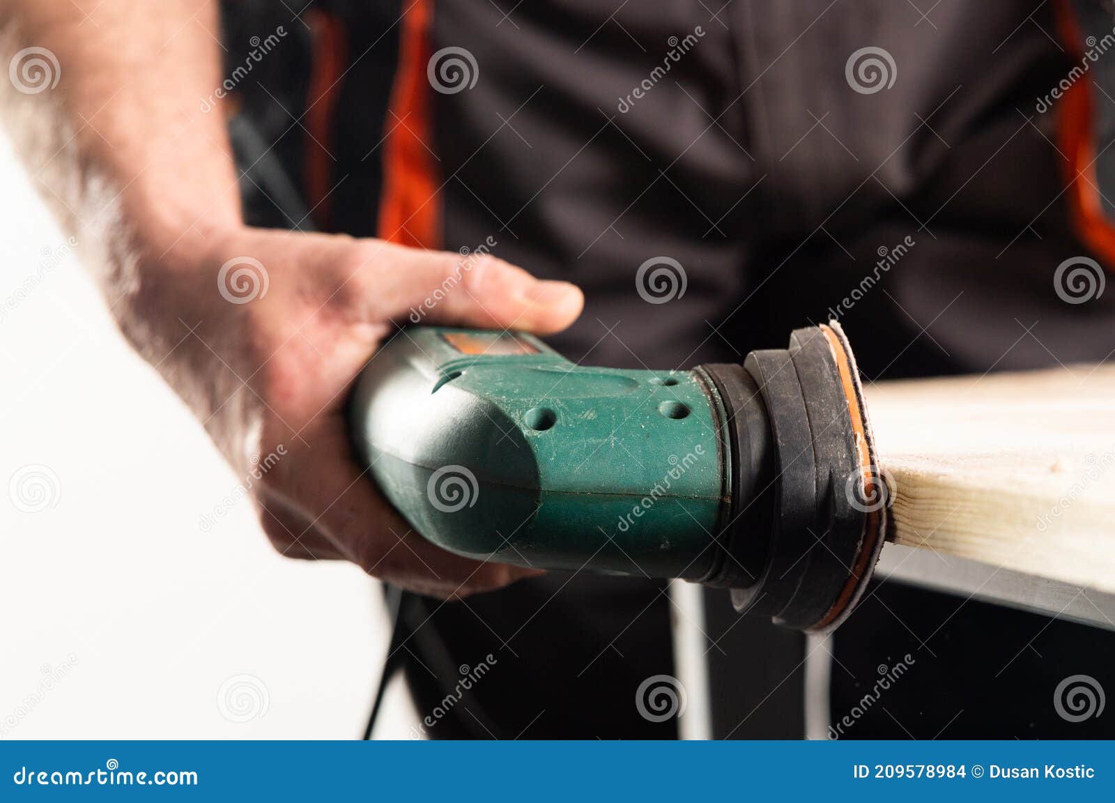 Belt Sander. Manual, Carpenter Stock Photo - Image of hand, industrial ...