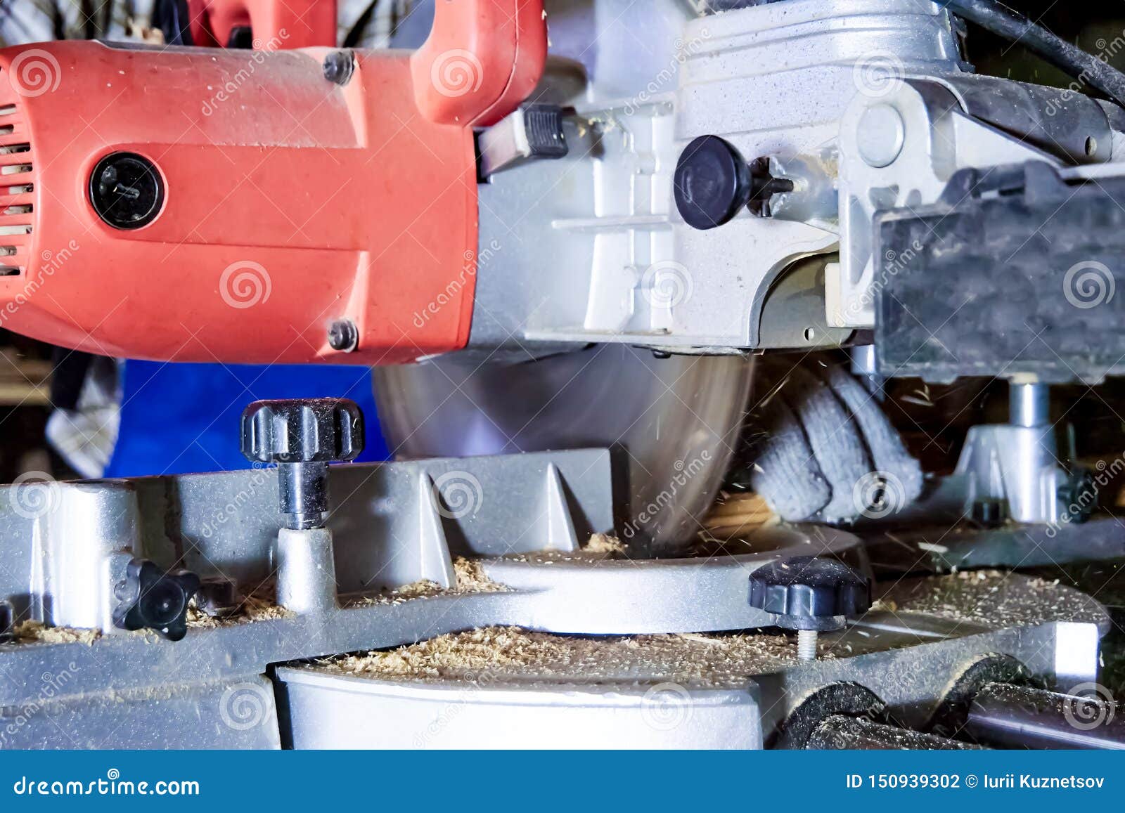 Carpenter Works on Woodworking Machines in the Carpentry Workshop ...