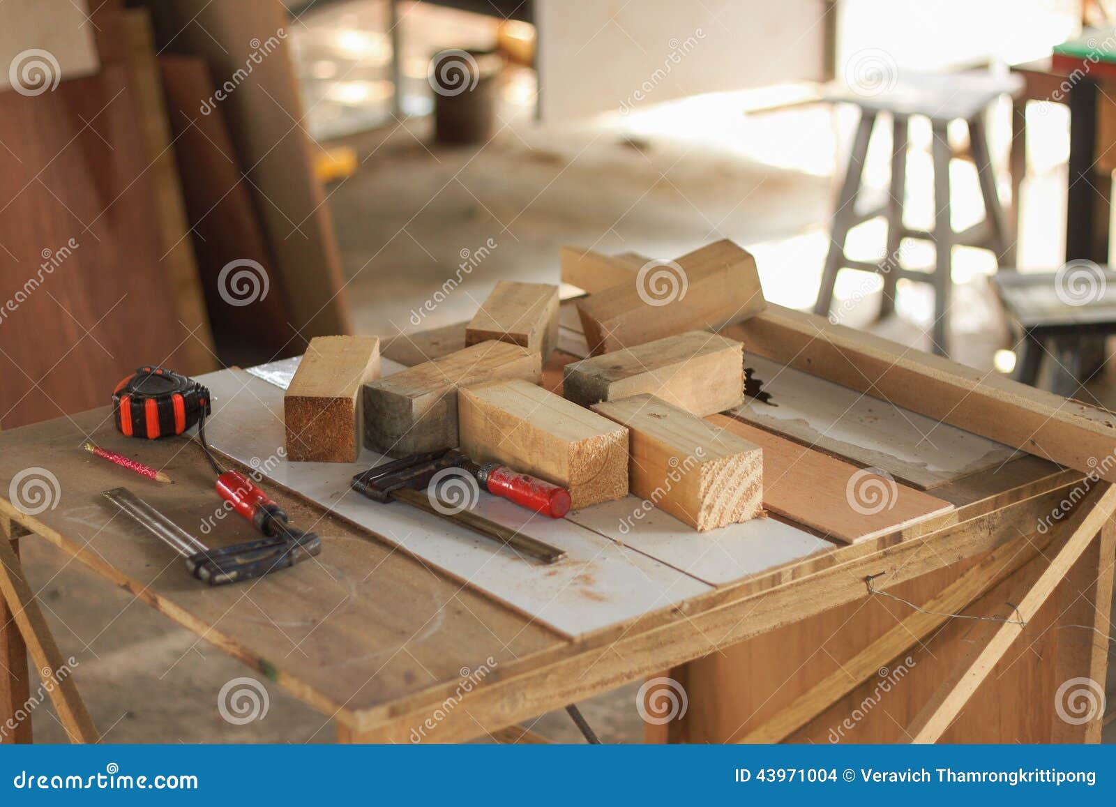 Carpenter workspace stock photo. Image of wood, industry - 43971004