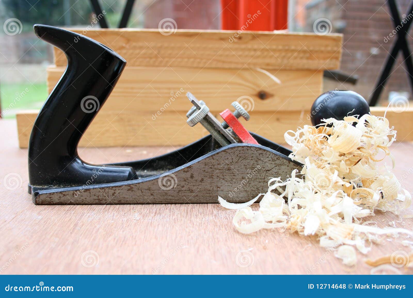 Carpenters plane stock photo. Image of joinery, knot - 12714648
