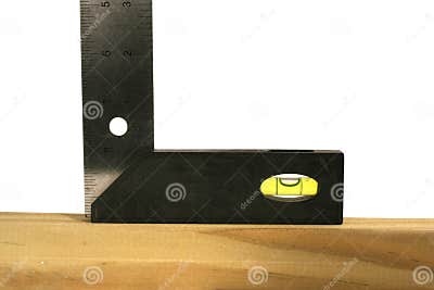 Carpenters square level stock image. Image of building - 4021179