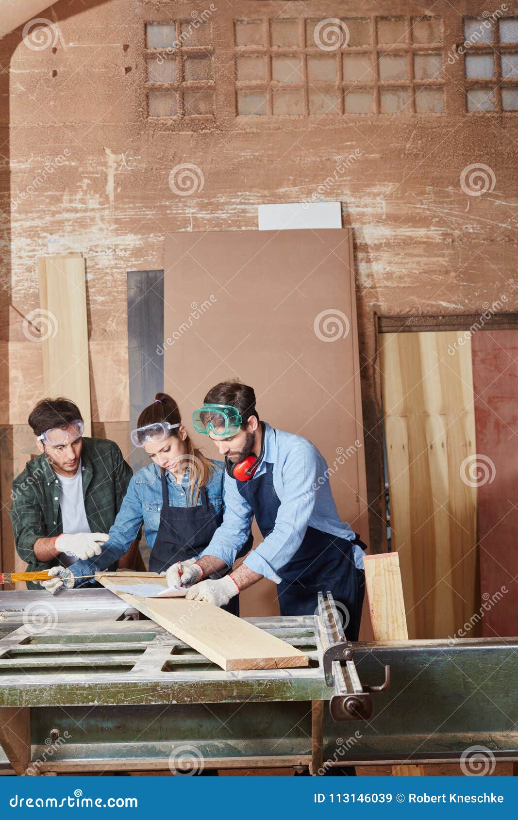 Carpenters team working stock image. Image of woodworker - 113146039