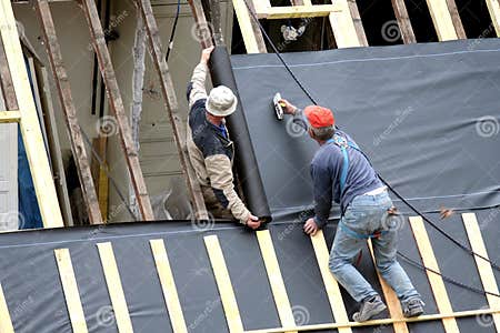 Carpenters at work stock image. Image of renovating, builder - 2440443