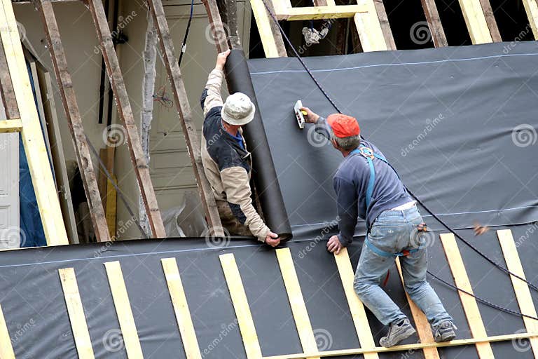 Carpenters at work stock image. Image of renovating, builder - 2440443