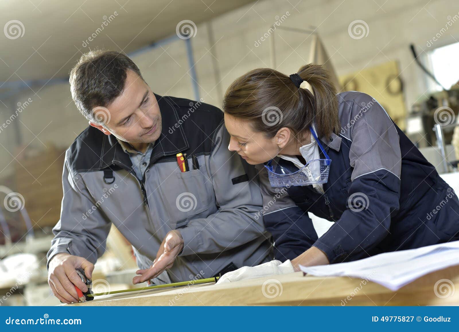 Carpenters at workshop stock image. Image of carpentry - 49775827