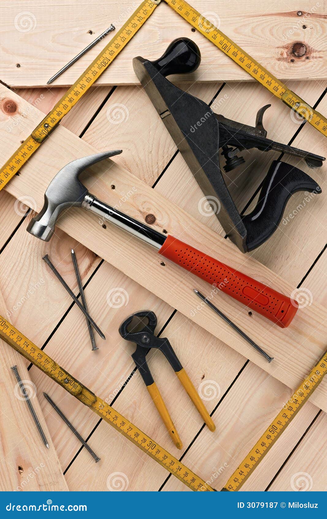 Carpentry stock image. Image of carpenter, pliers, boards - 3079187