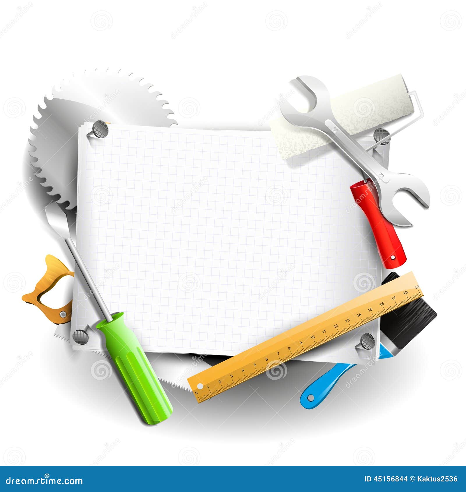 Carpentry background stock vector. Illustration of construction - 45156844