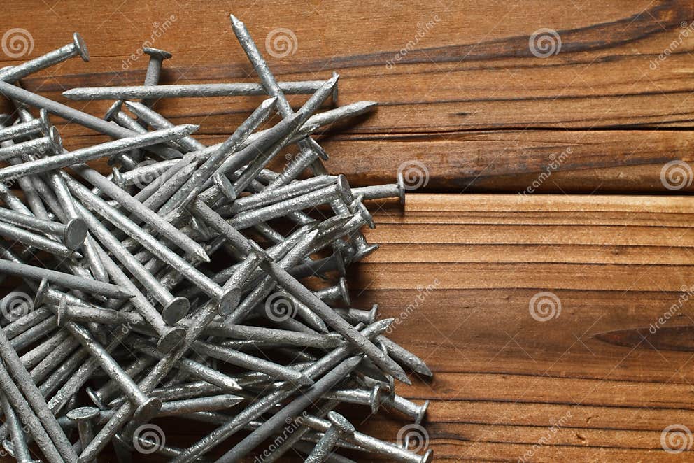 Carpentry Nails stock image. Image of closeup, objects - 93179285