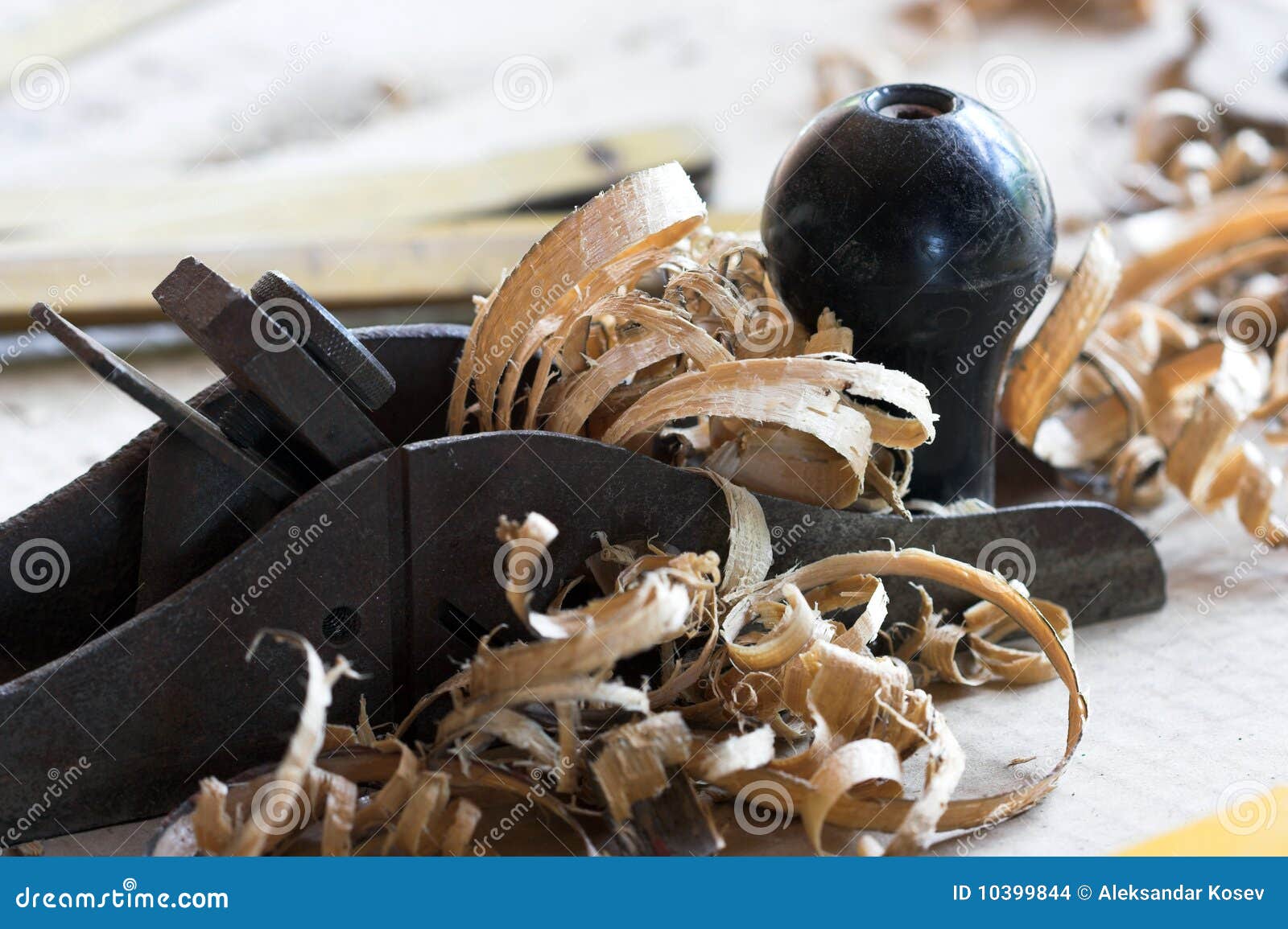Carpentry plane stock photo. Image of workshop, timber - 10399844