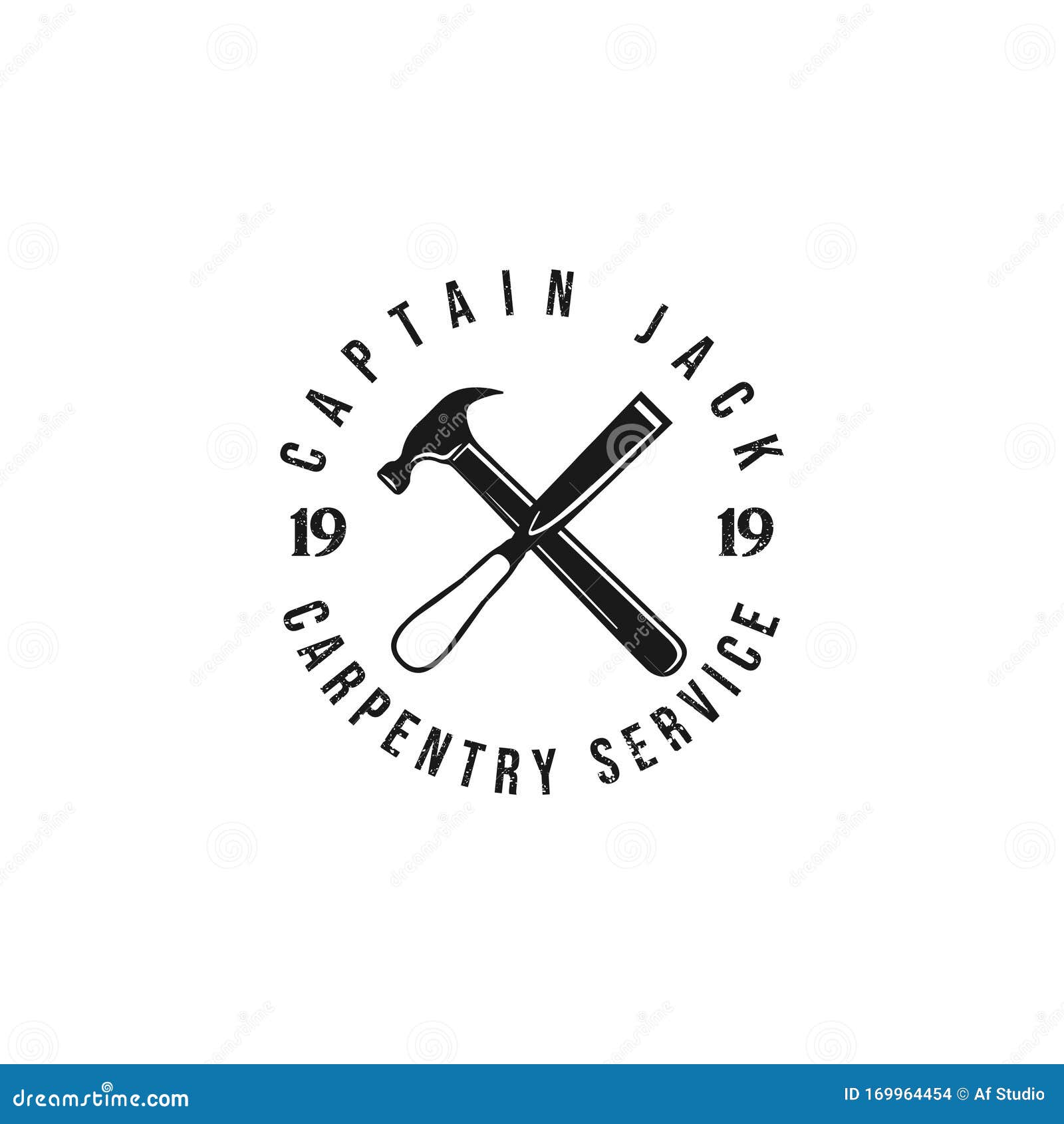 Carpentry Service Logo Design Vector Stock Vector - Illustration of ...