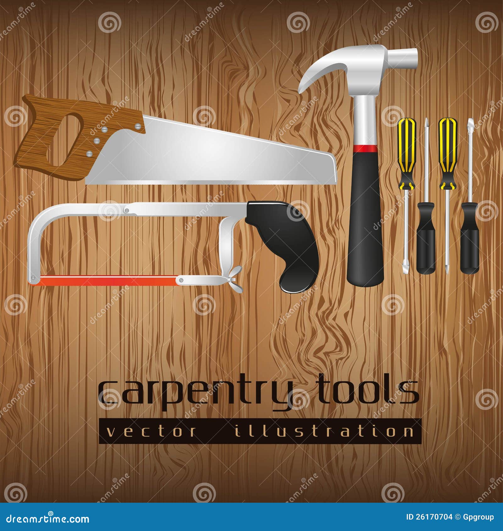 Carpentry Tools Royalty-Free Illustration | CartoonDealer.com #26170704