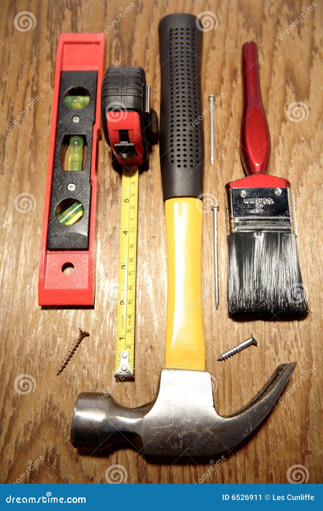 Carpentry Tools stock image. Image of brown, desk, centimeter - 6526911