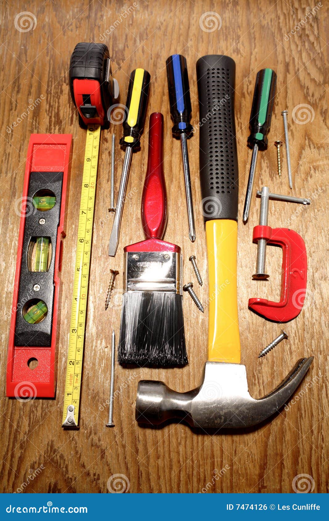 Carpentry Tools stock photo. Image of bolts, life, object - 7474126