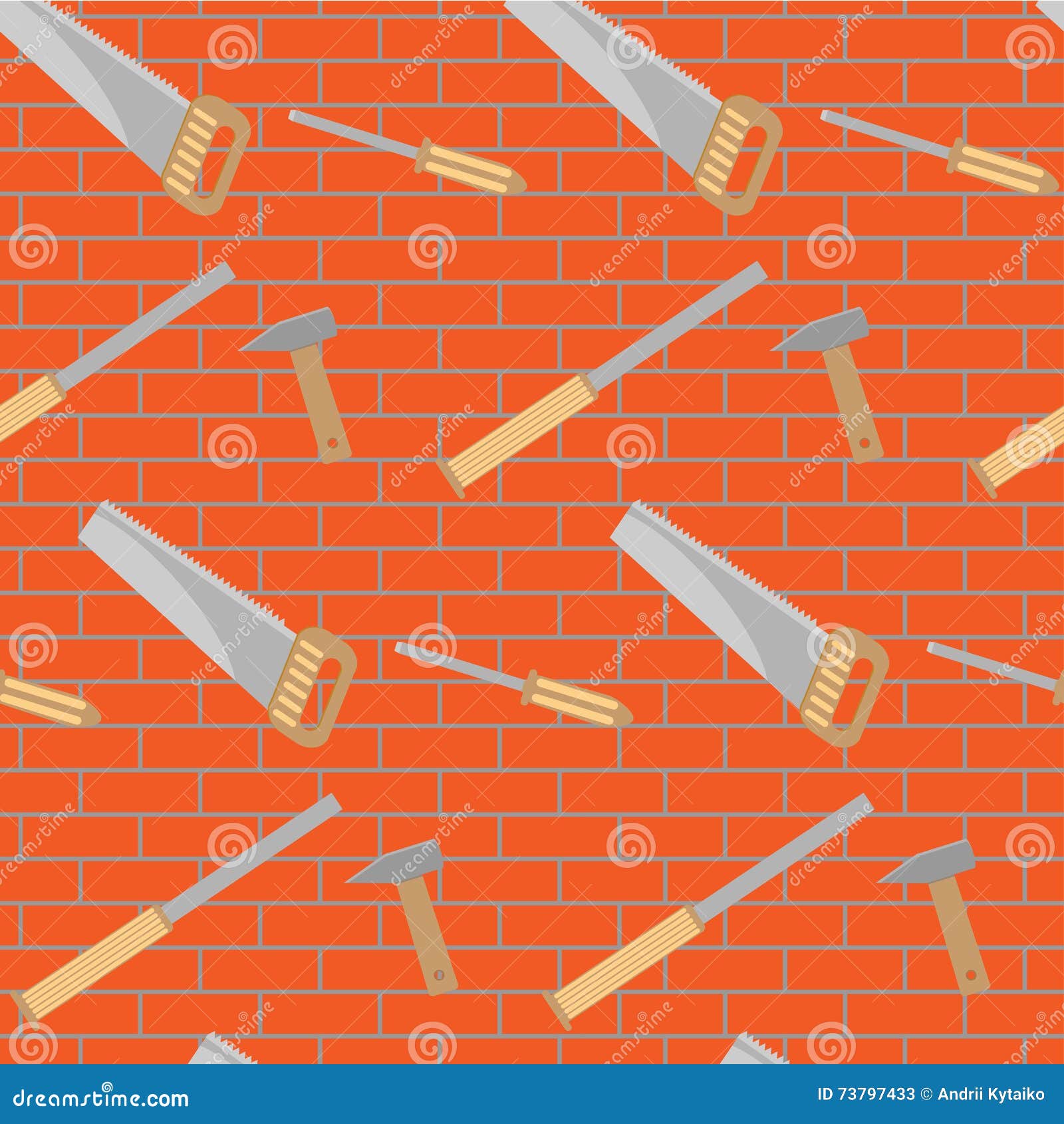 Carpentry Tools Pattern Design Stock Vector - Illustration of backdrop ...
