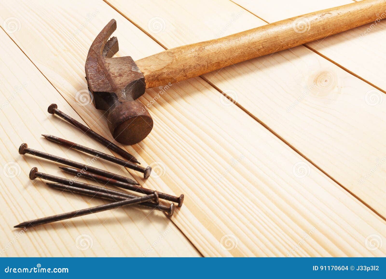 Carpentry Tools on Wooden Background Stock Photo - Image of hardware ...