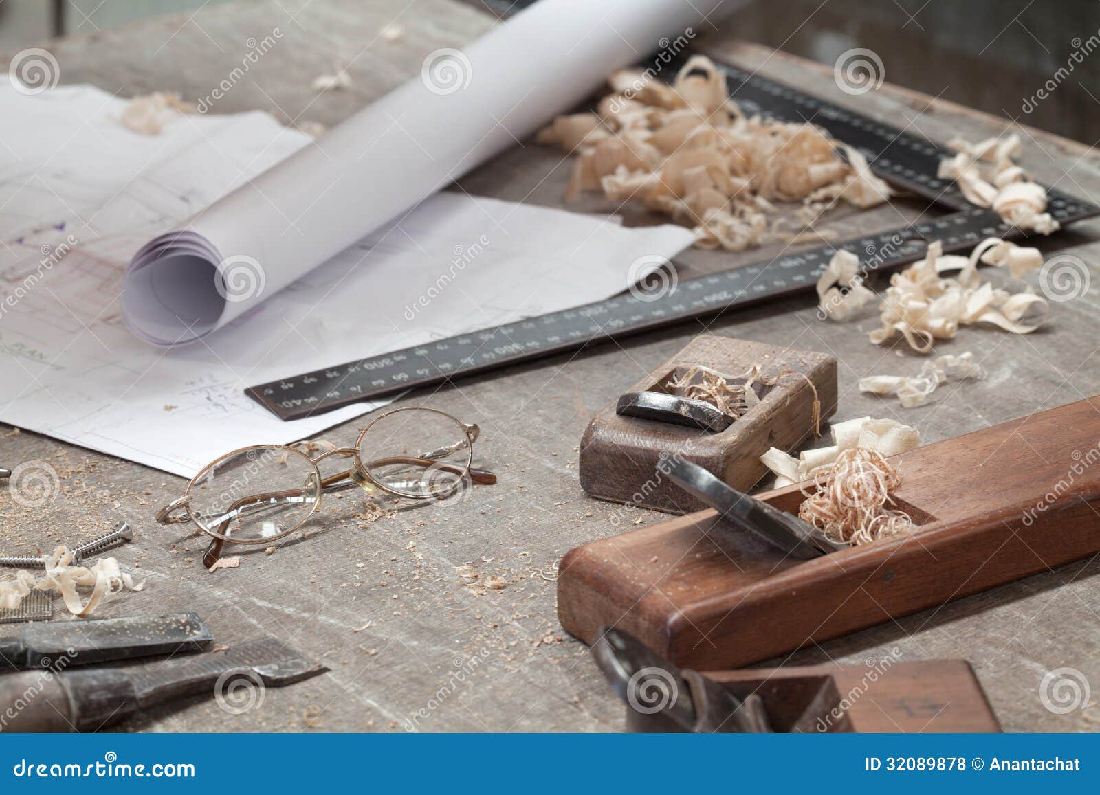 Carpentry tools stock photo. Image of fine, blade, carpenter - 32089878
