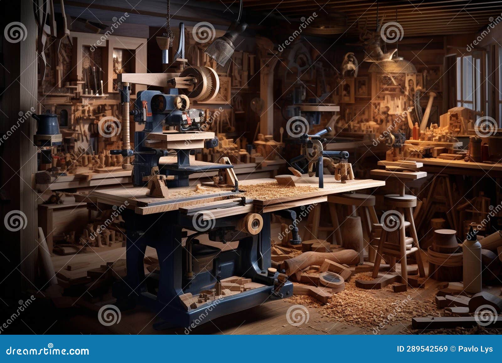 Carpenters Shop Ai Generated. Royalty-Free Stock Photography ...