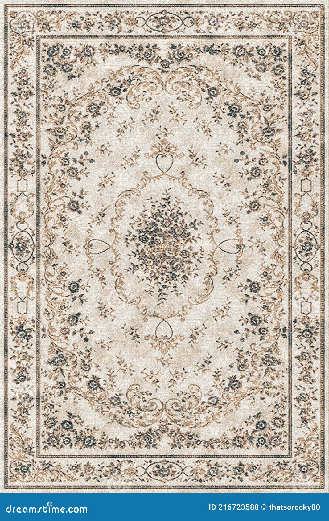 Carpet And Bathmat Boho Style Ethnic Design Pattern With Distressed ...