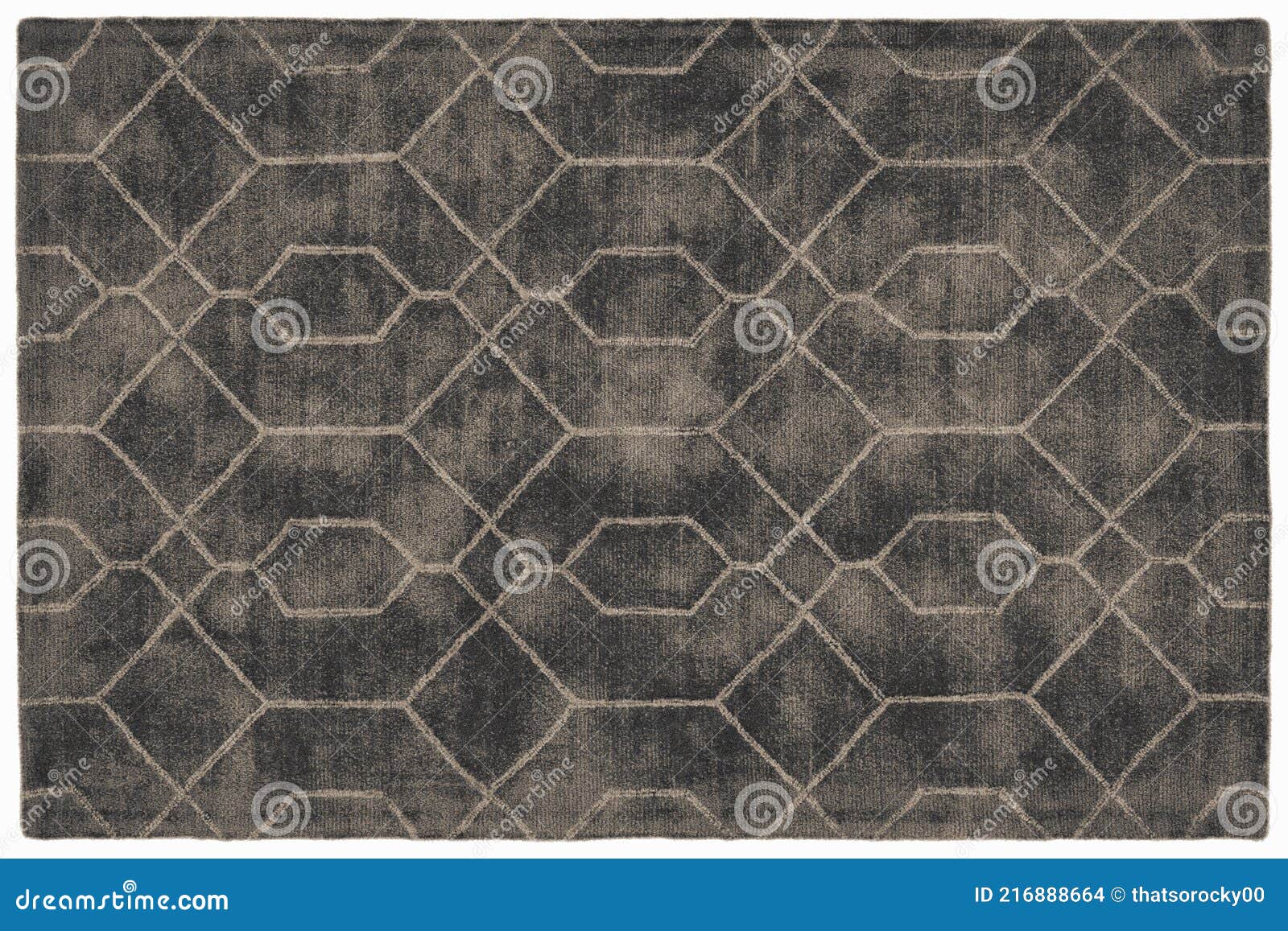 Carpet Bathmat and Rug Boho Style Ethnic Design Pattern with Distressed ...