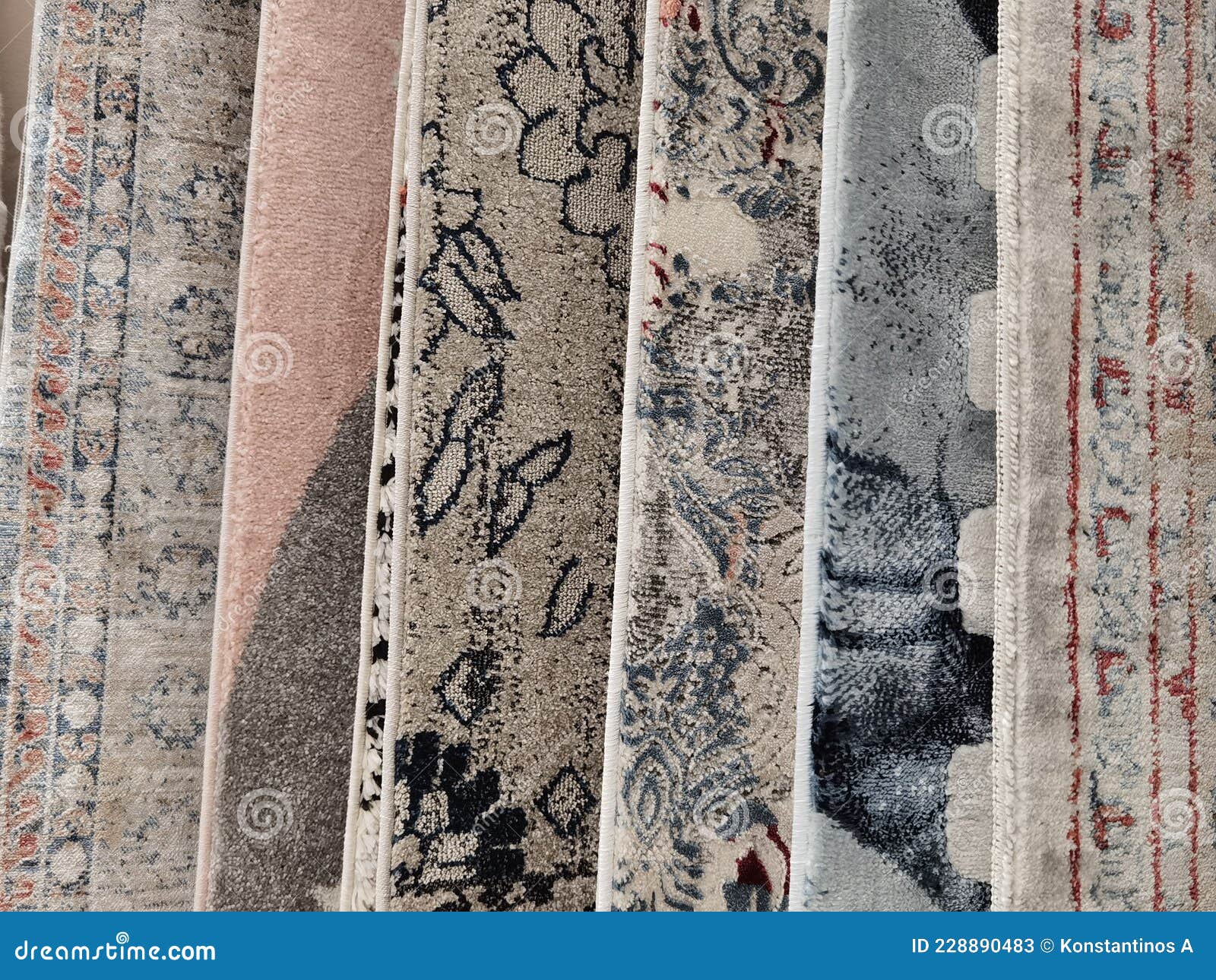 Carpet Carpets Many Side View Stock Image - Image of decoration ...